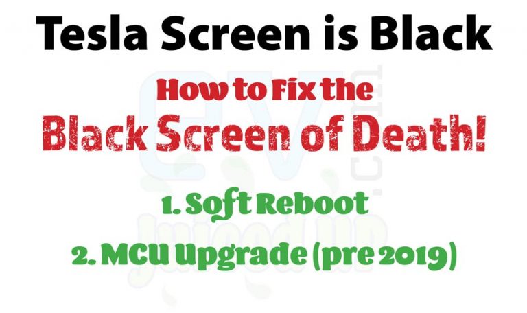 What to Do if Tesla Screen is Black - Easy Fix Below! - EVjuicedup