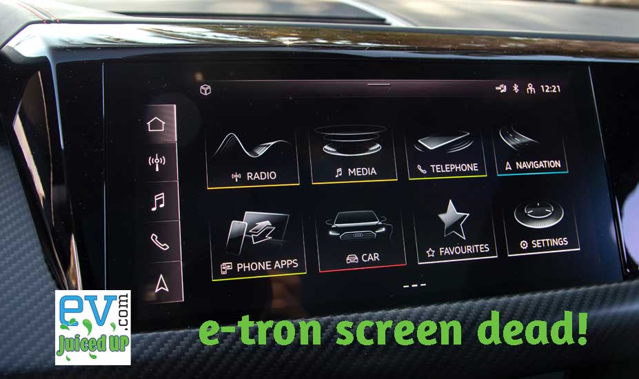 Why is my Audi e-tron screen not working? Easy Fix below! - EVjuicedup